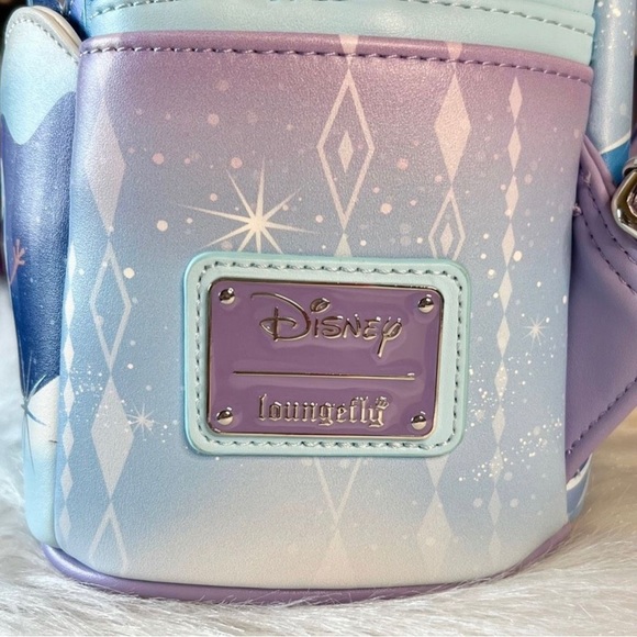 Loungefly | Bags | Frozen Disney Elsa Castle Loungefly Mini Backpack ...